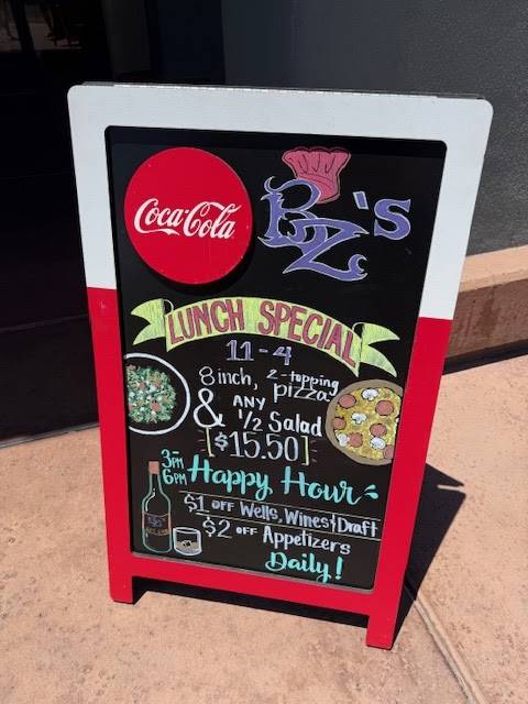 Menu at BZ's Bistro pub & bar, Tucson, N Swan Rd Suite 105A