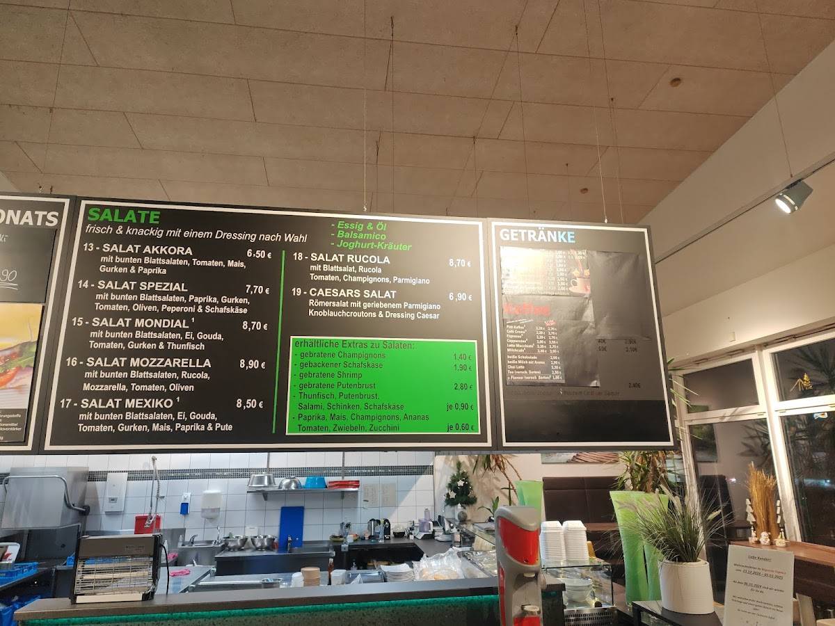 Menu at Baguette Express Kassel @Zufall *TANKEN+RASTEN* restaurant, Kassel
