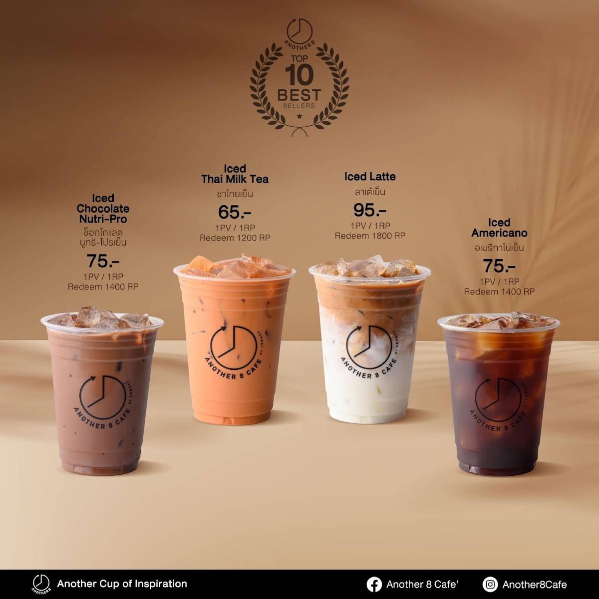 Carta de Another 8 Café by Legacy, Bangkok, Ratchadaphisek Rd