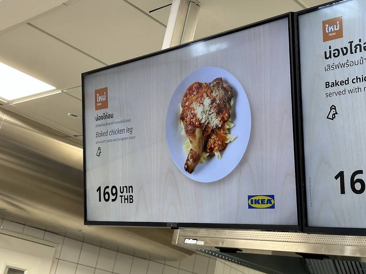 Menu at IKEA Swedish Restaurant & Café Sukhumvit, Bangkok