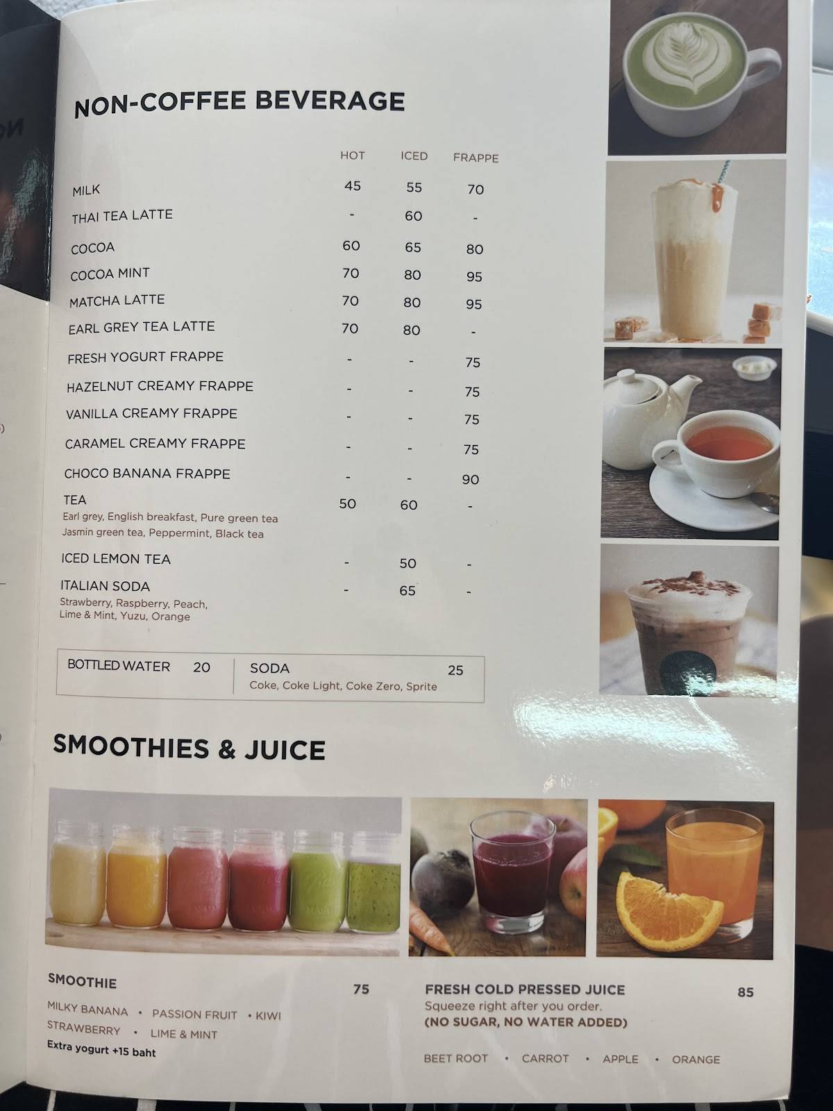 Menu at Snooze Coffee House, Bangkok, 170 4 Samsen Rd