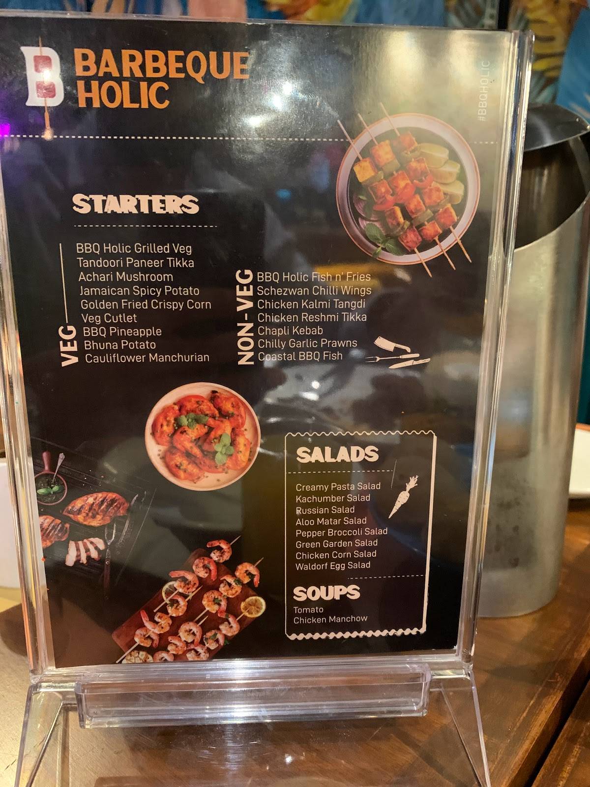 Menu at Barbeque Holic, Hyderabad