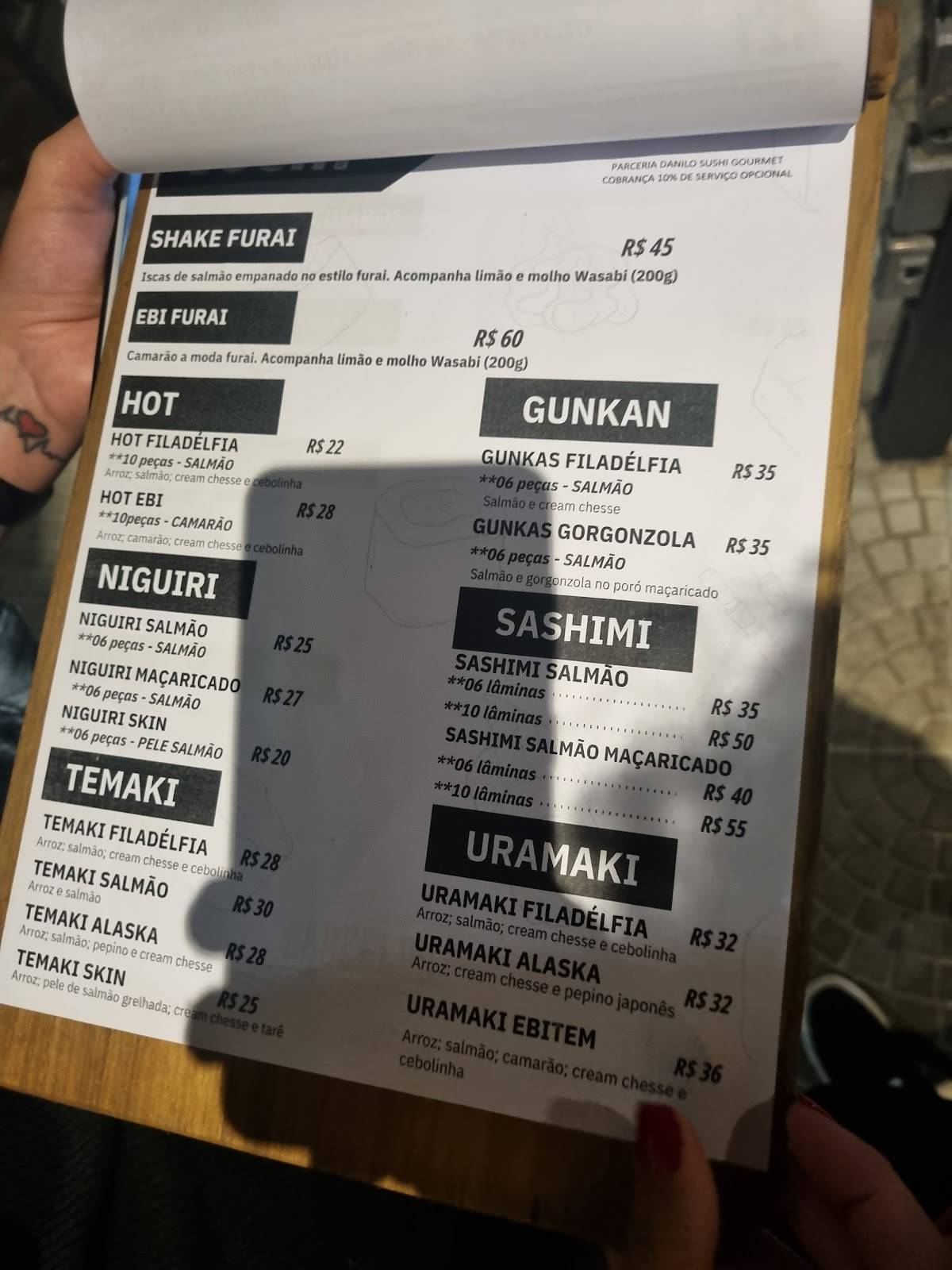 Menu em Barcelos Beer & Food, Porto Alegre