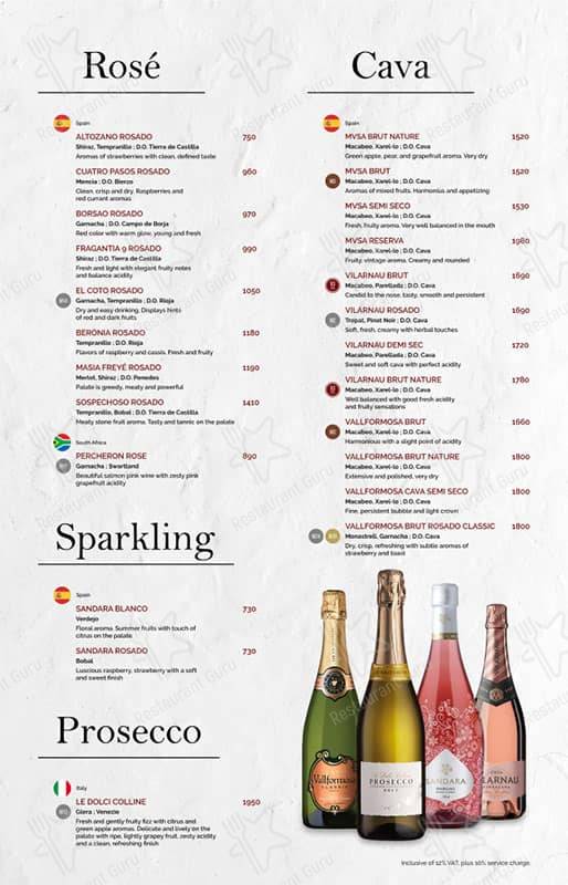 Menu at Barcino - Rockwell, Makati, Power Plant Mall 143 R1 Level ...