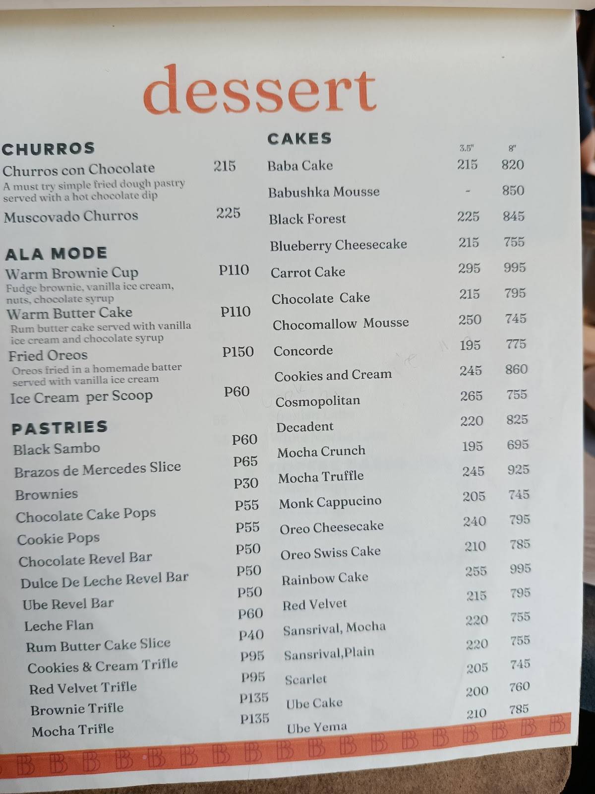 Carta de Bascon Cafe, Bacolod, MXG8+962