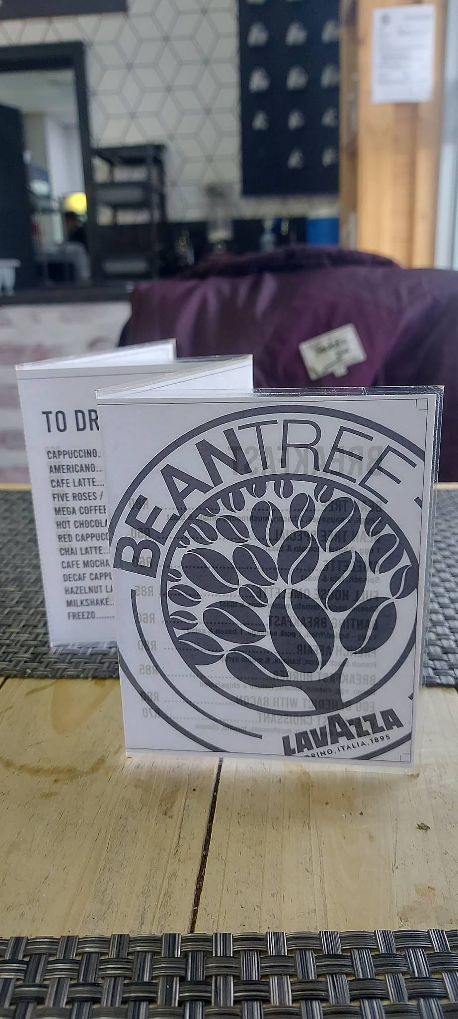 Menu at Bean Tree Coffee Shop PLATTEKLOOF SPAR restaurant, Cape Town ...