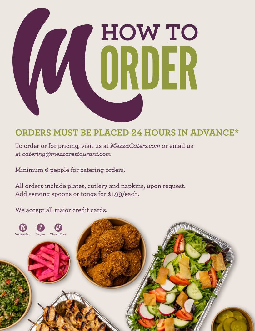 Menu at Mezza Lebanese Kitchen (Larry Uteck) restaurant, Halifax, 14 ...