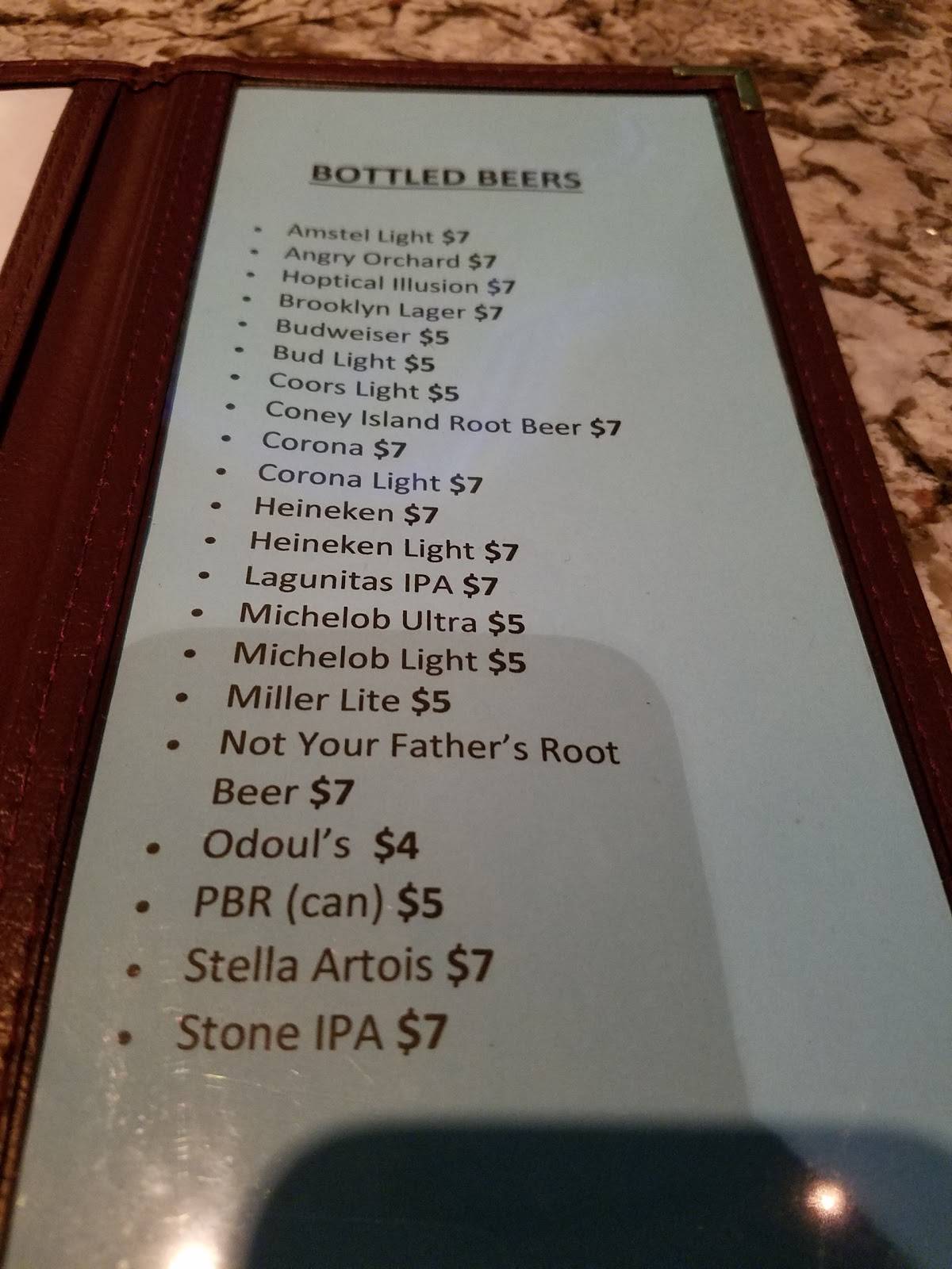 Menu at The 3rd Rail Bar & Grille, Bellmore