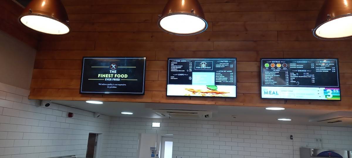 Menu at Bells Fish & Chips restaurant, Durham, 36 Sunderland Rd