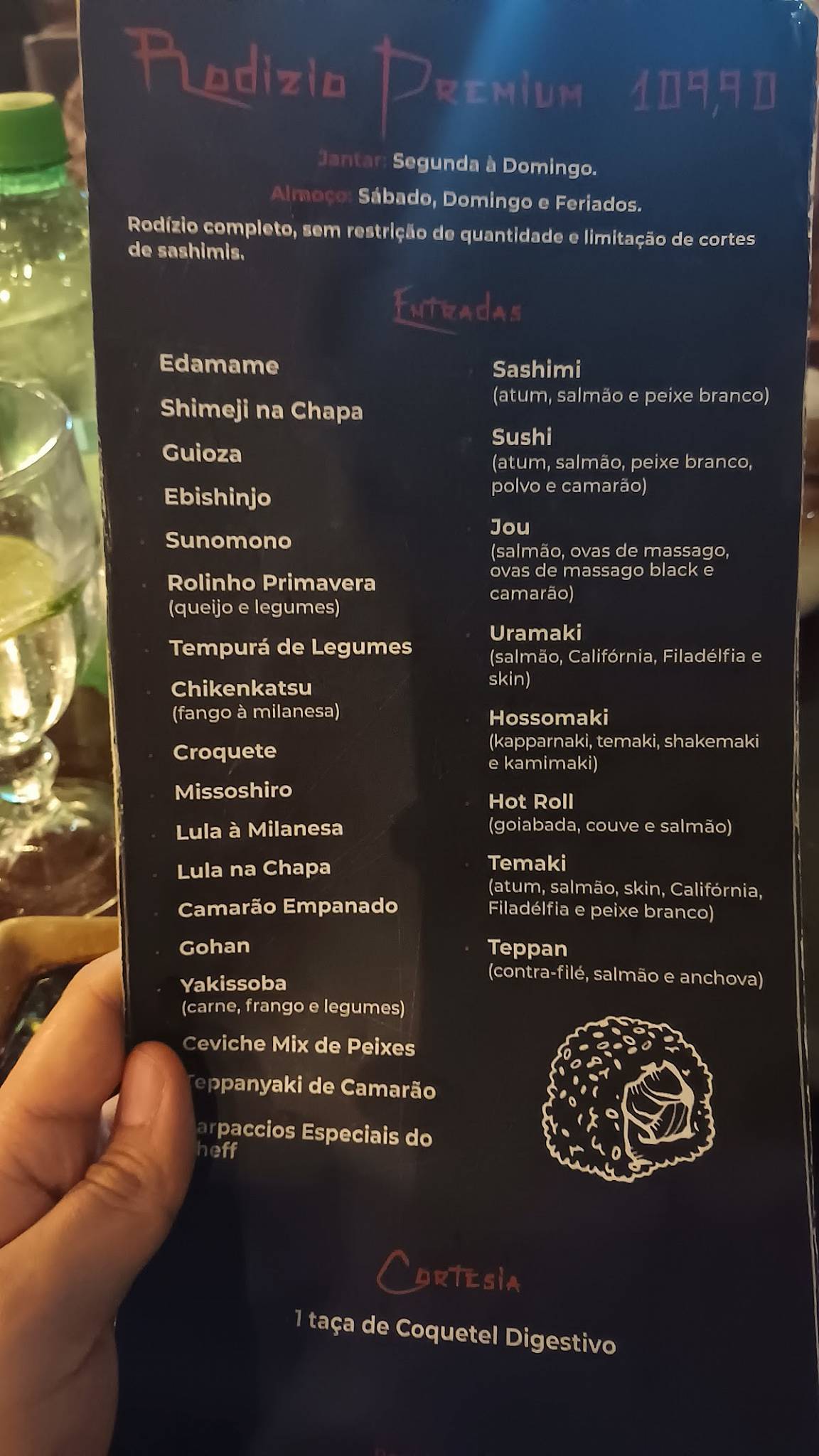 Menu em Bendito Japa Oficial restaurante, Belo Horizonte