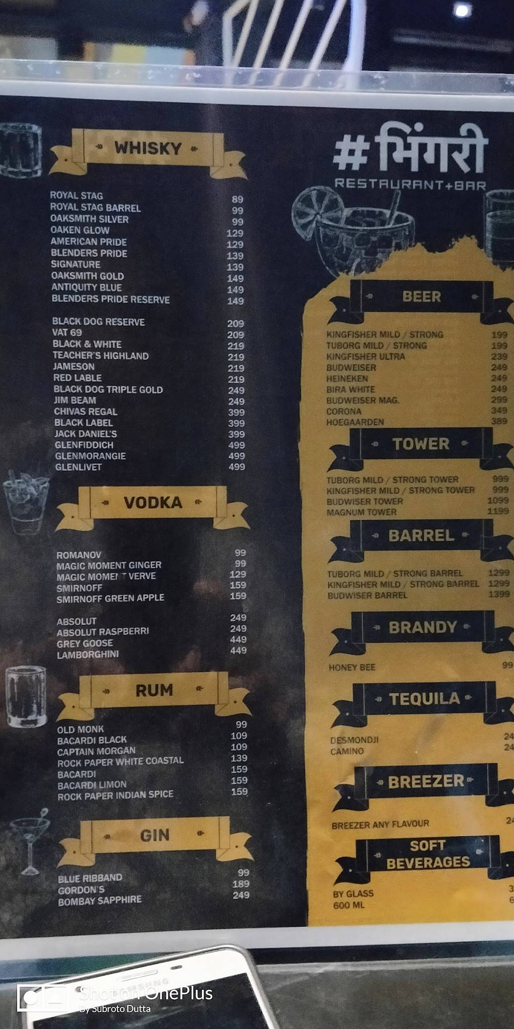 Menu at Bhingari By Haveli Garden Restaurant & Bar, Virar