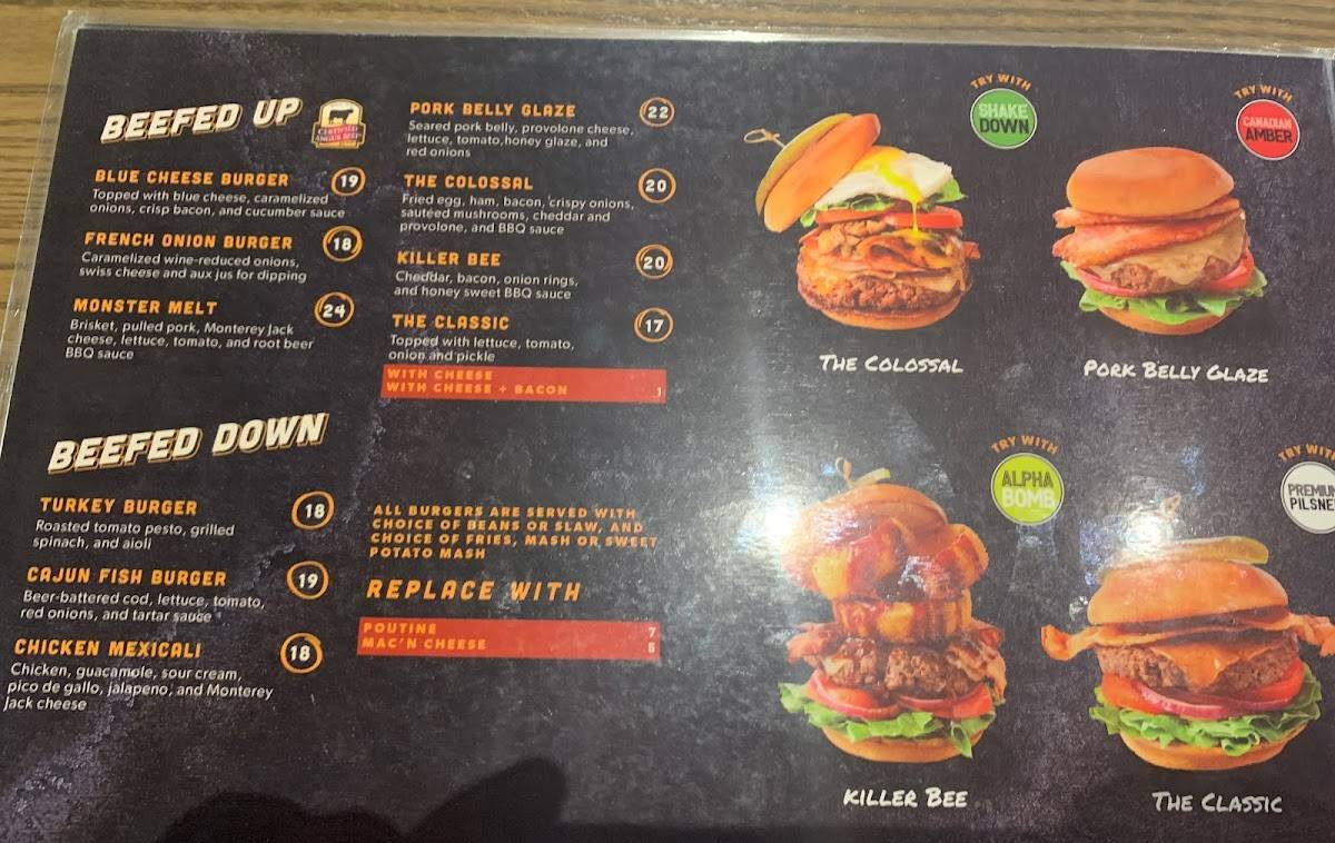 Menu at Big Rig Kitchen & Brewery - Iris pizzeria, Ottawa, Iris St
