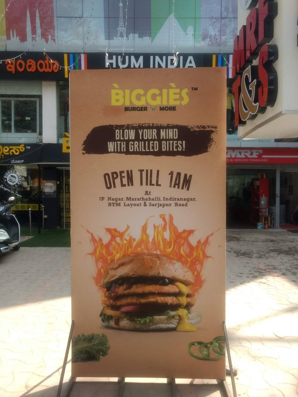 Menu at Biggies Burger : Indiranagar, Bengaluru, G J Complex