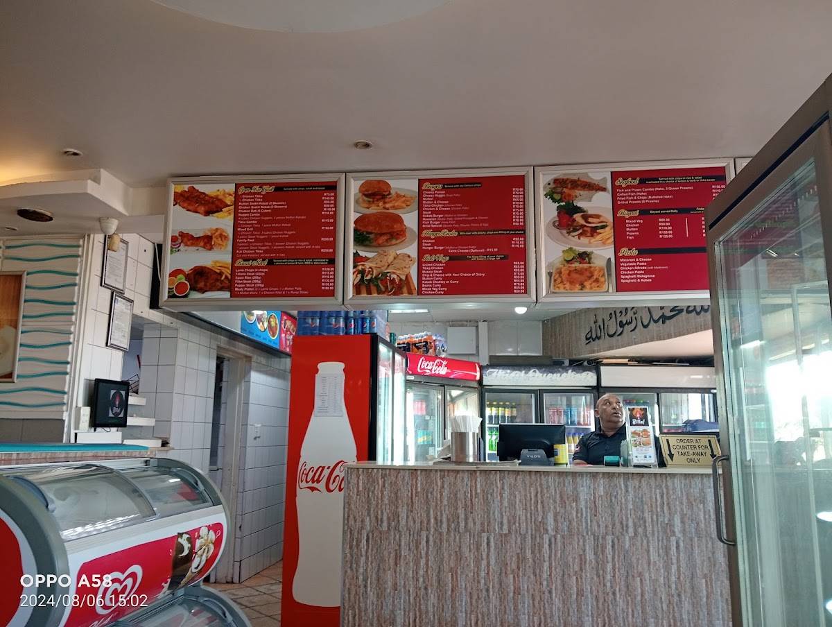 Menu at Billal Cuisine North Beach Branch restaurant, Durban