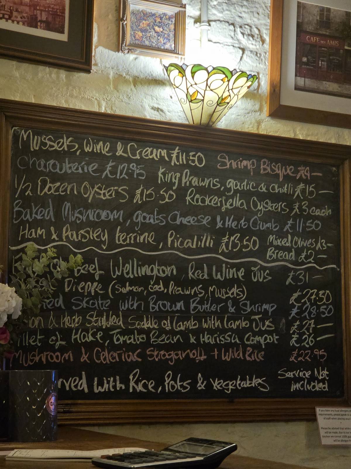 Menu at Birdies Restaurant, Whitstable