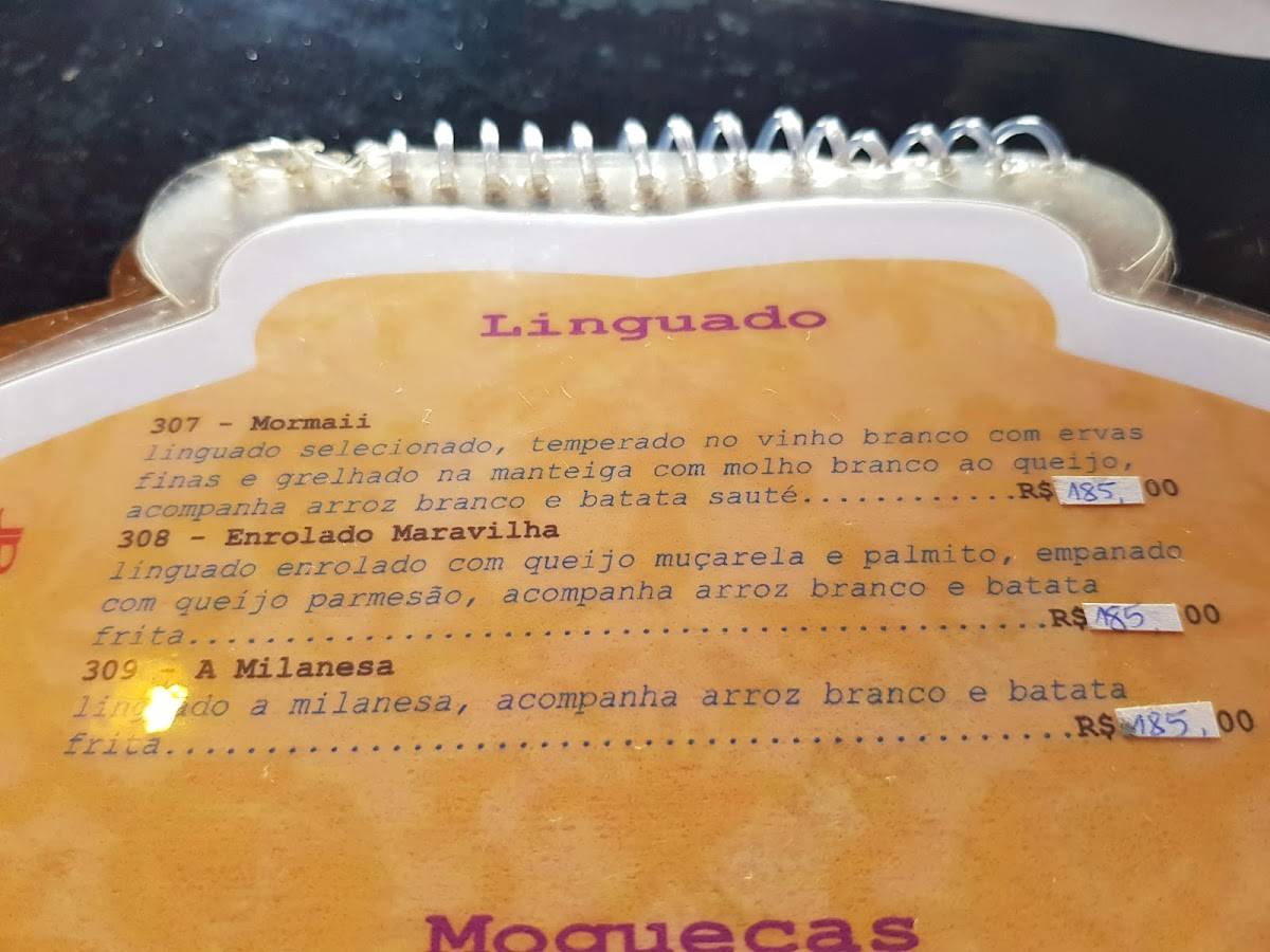 Menu em Bistro Vivere Parvo restaurante, Guaratuba, Estr. do Cabaraquara