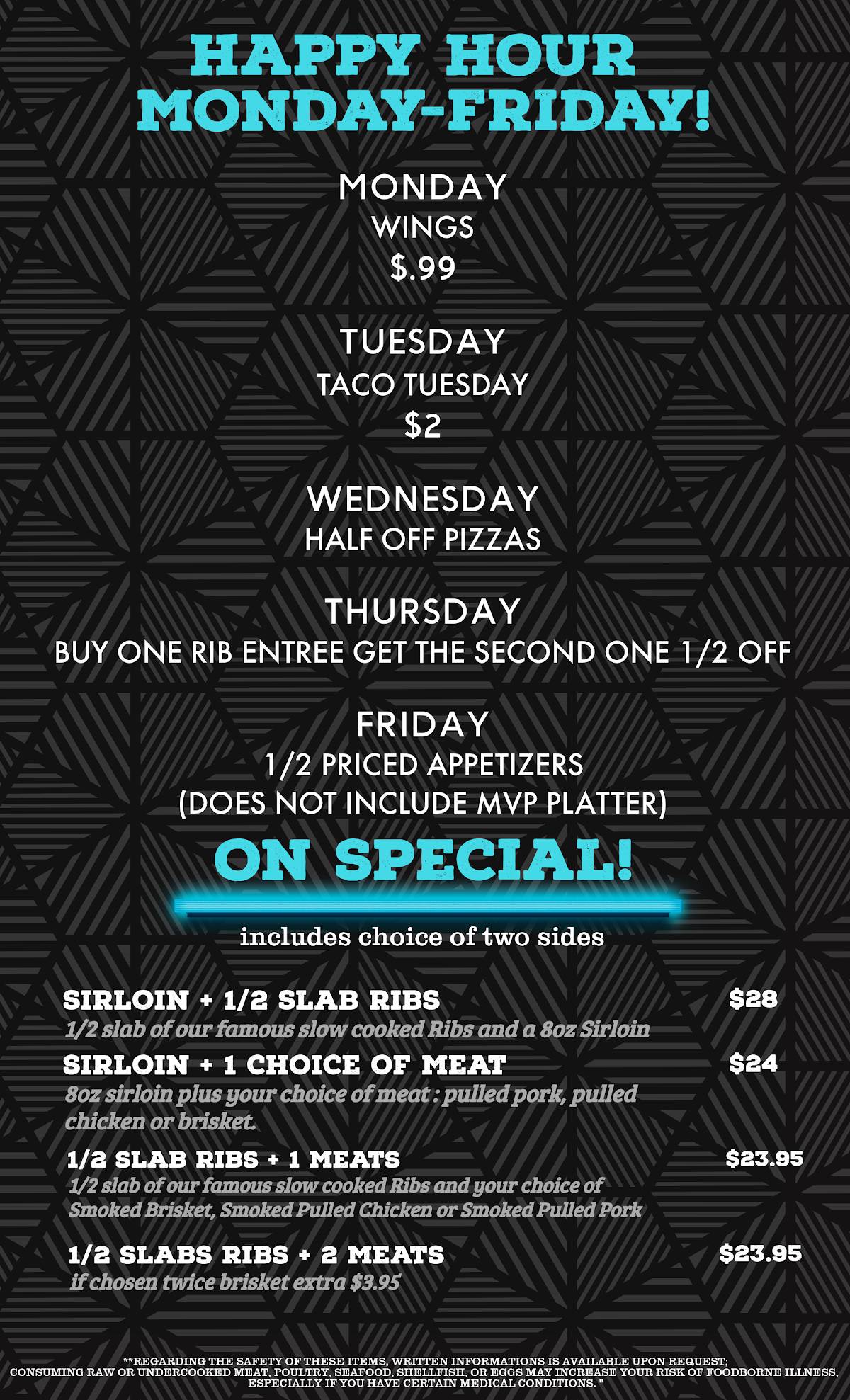 Menu at Nostimo pub & bar, Arlington Heights, 286 W Rand Rd