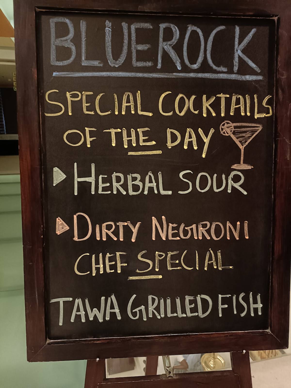 Menu at Blue Rock Resto Bar, Kochi