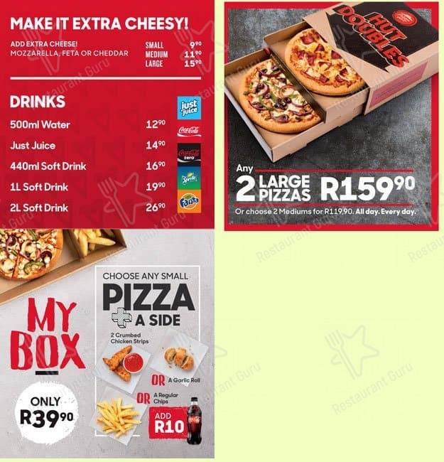Menu at Pizza Hut Glen Acres restaurant, Boksburg, Glen Acres Shopping ...