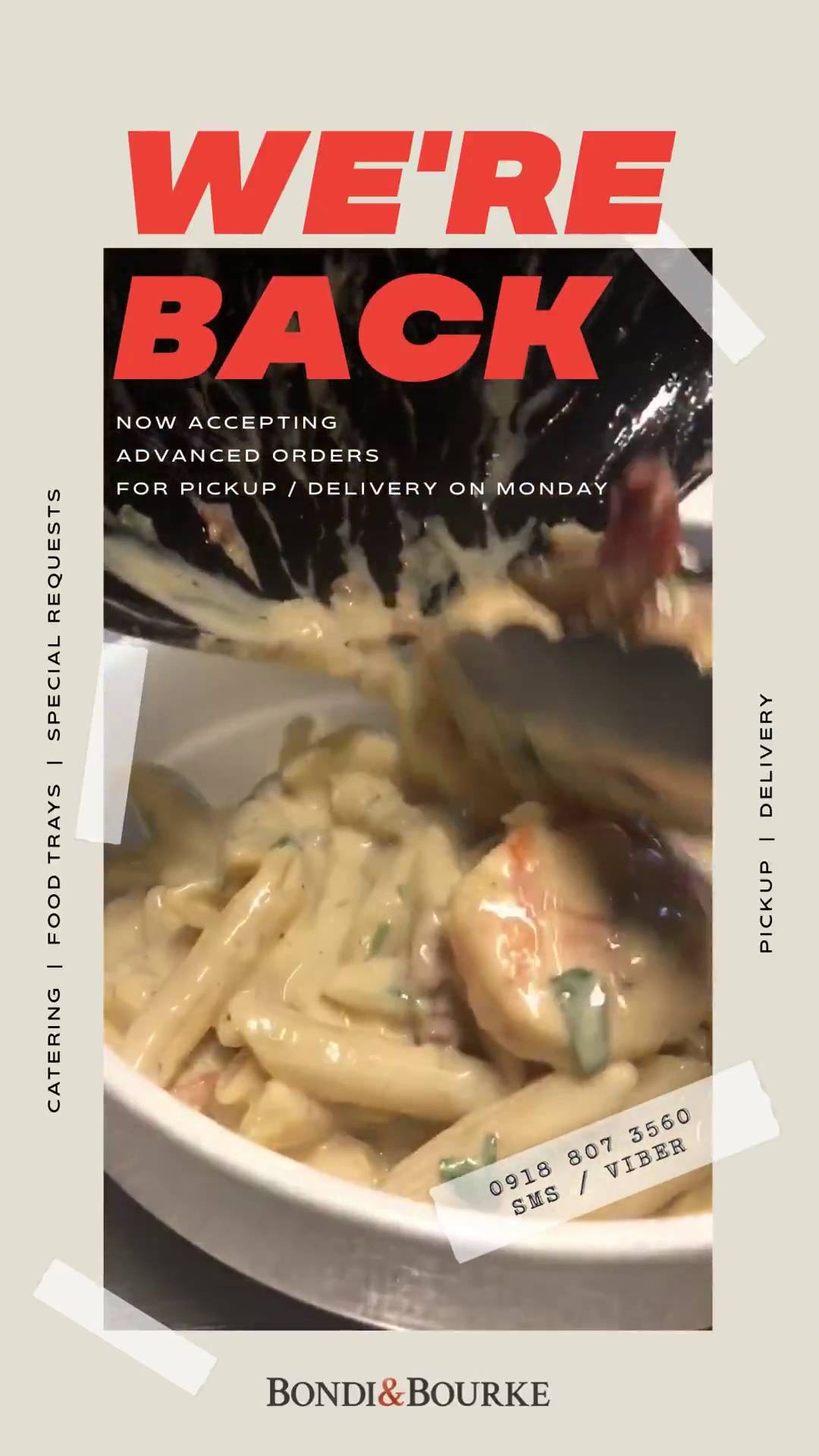 Menu at Bondi&Bourke steakhouse, Makati, Cattleya Condominium