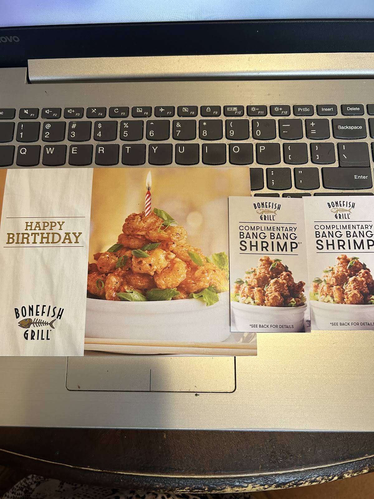 Menu at Bonefish Grill restaurant, Troy