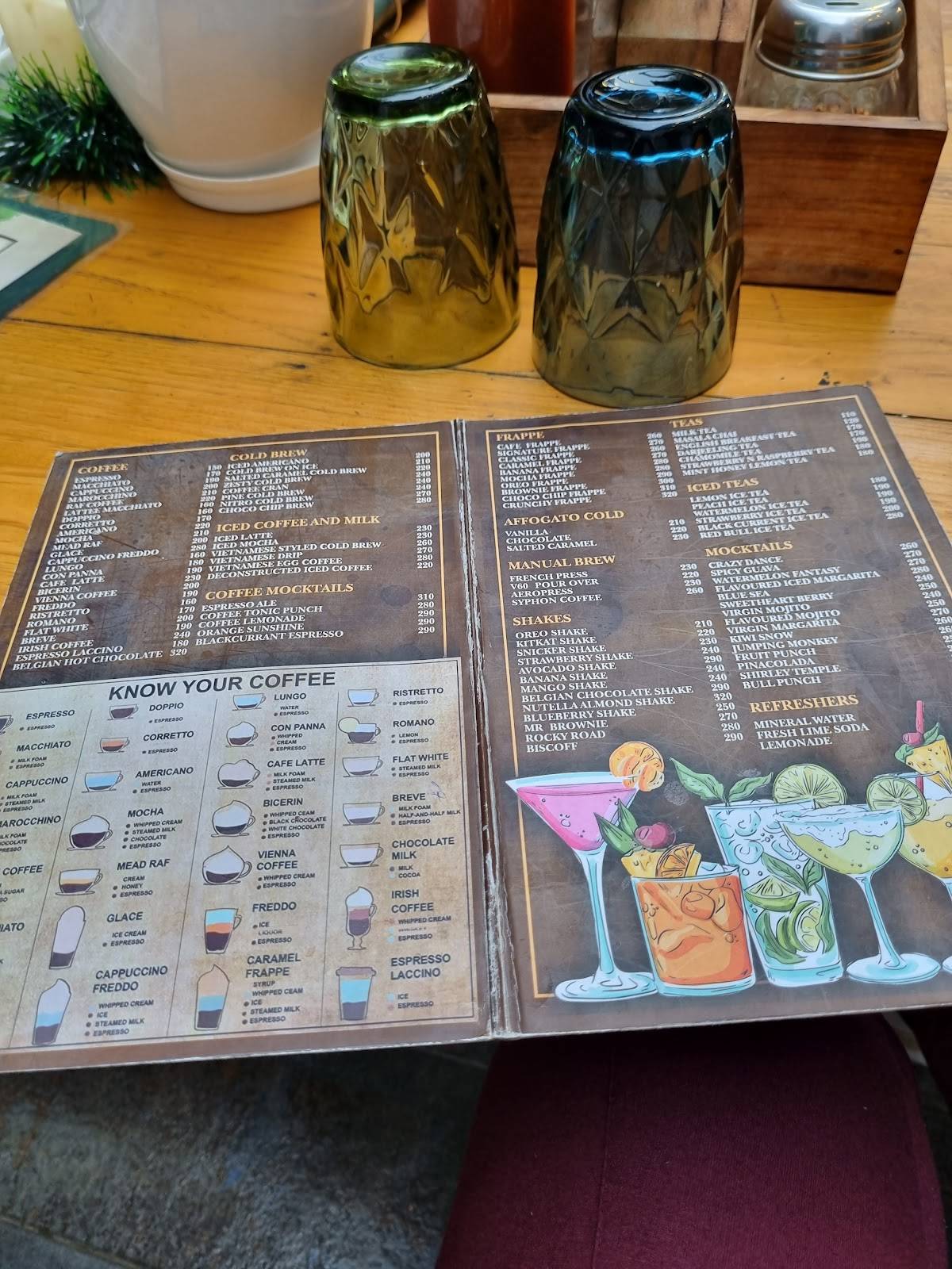 Menu at Botanica Osteria, Dehradun