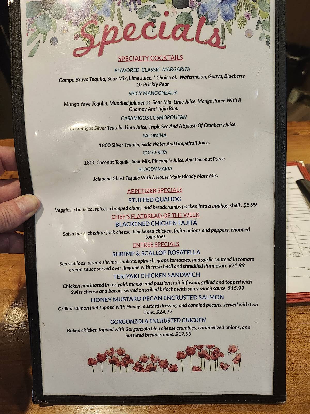 Menu at Brack's pub & bar, Taunton