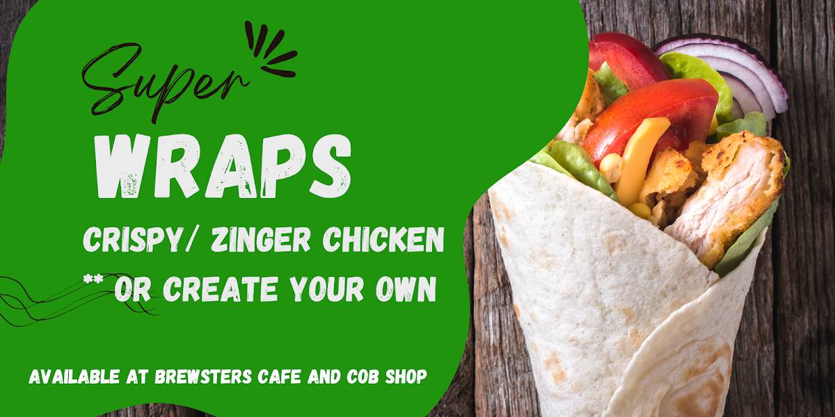 Menu at Brewsters Café & Cob Shop cafe, Markfield