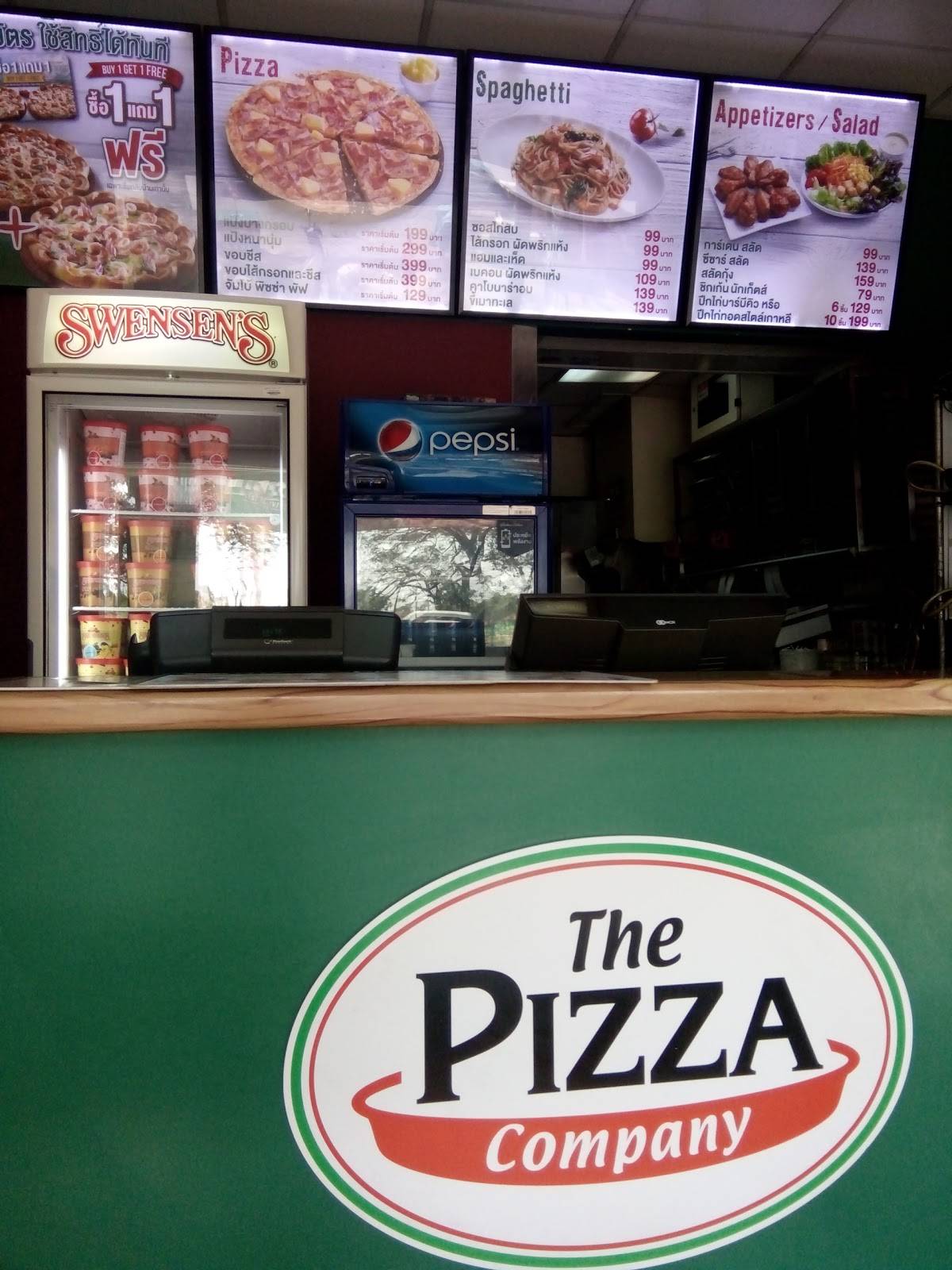 Menu at The Pizza Company restaurant, Bueng Nam Rak