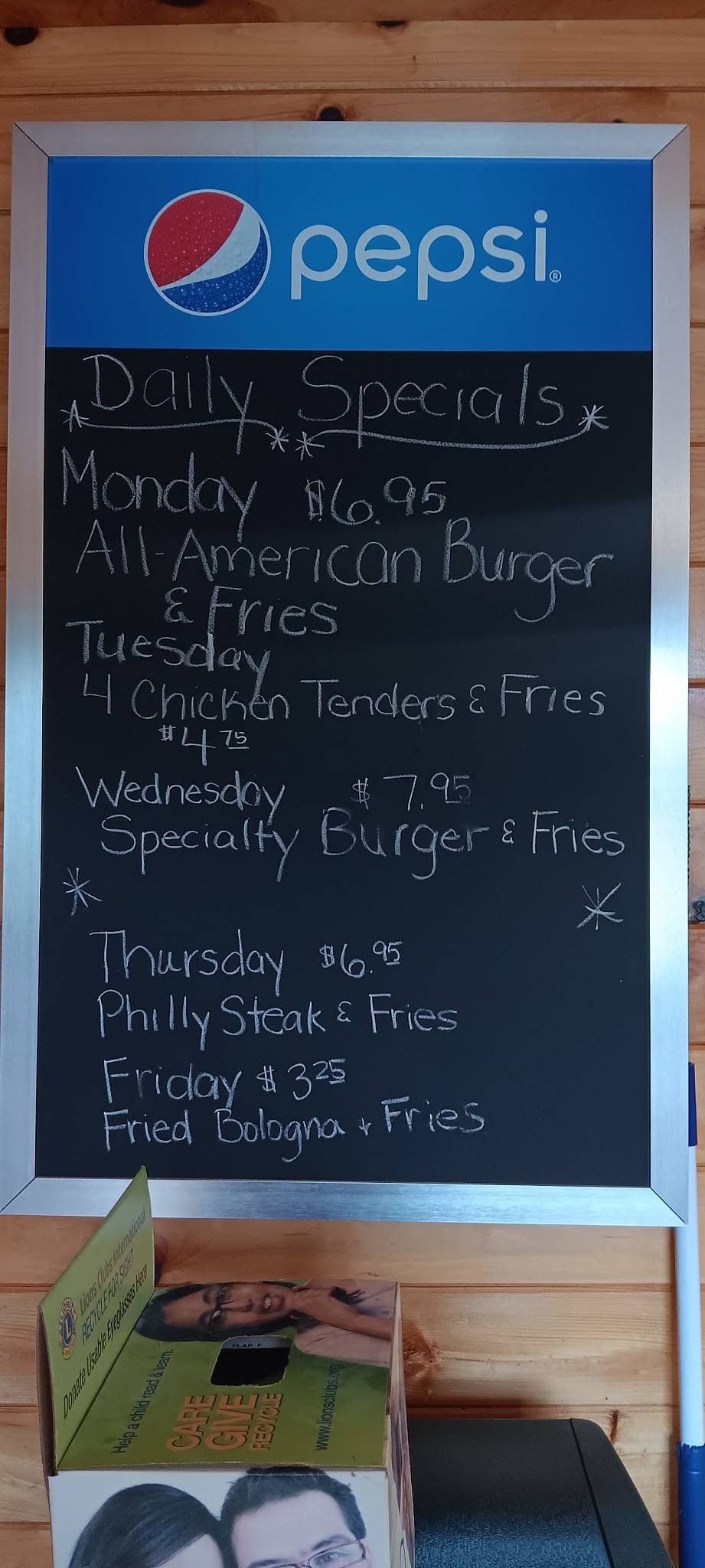Menu at Burger Barn, White Pine, Leadvale Rd