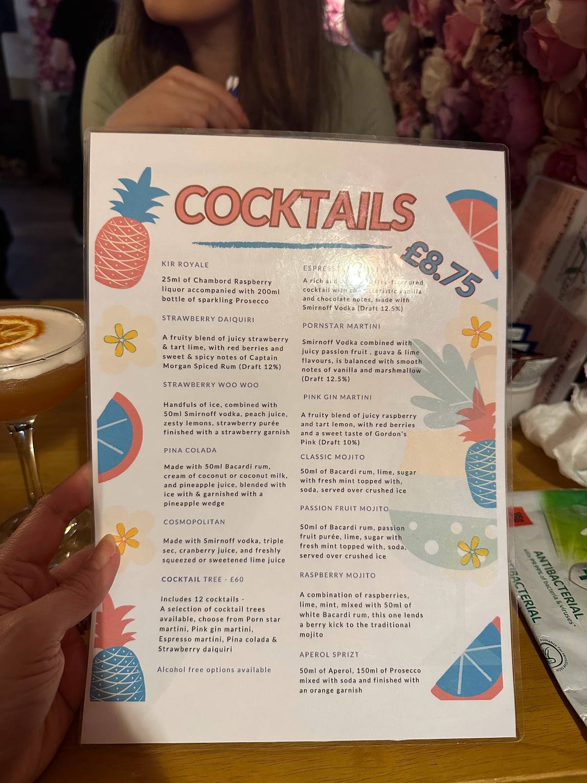 Menu at Bush Inn Herefordshire pub & bar, England