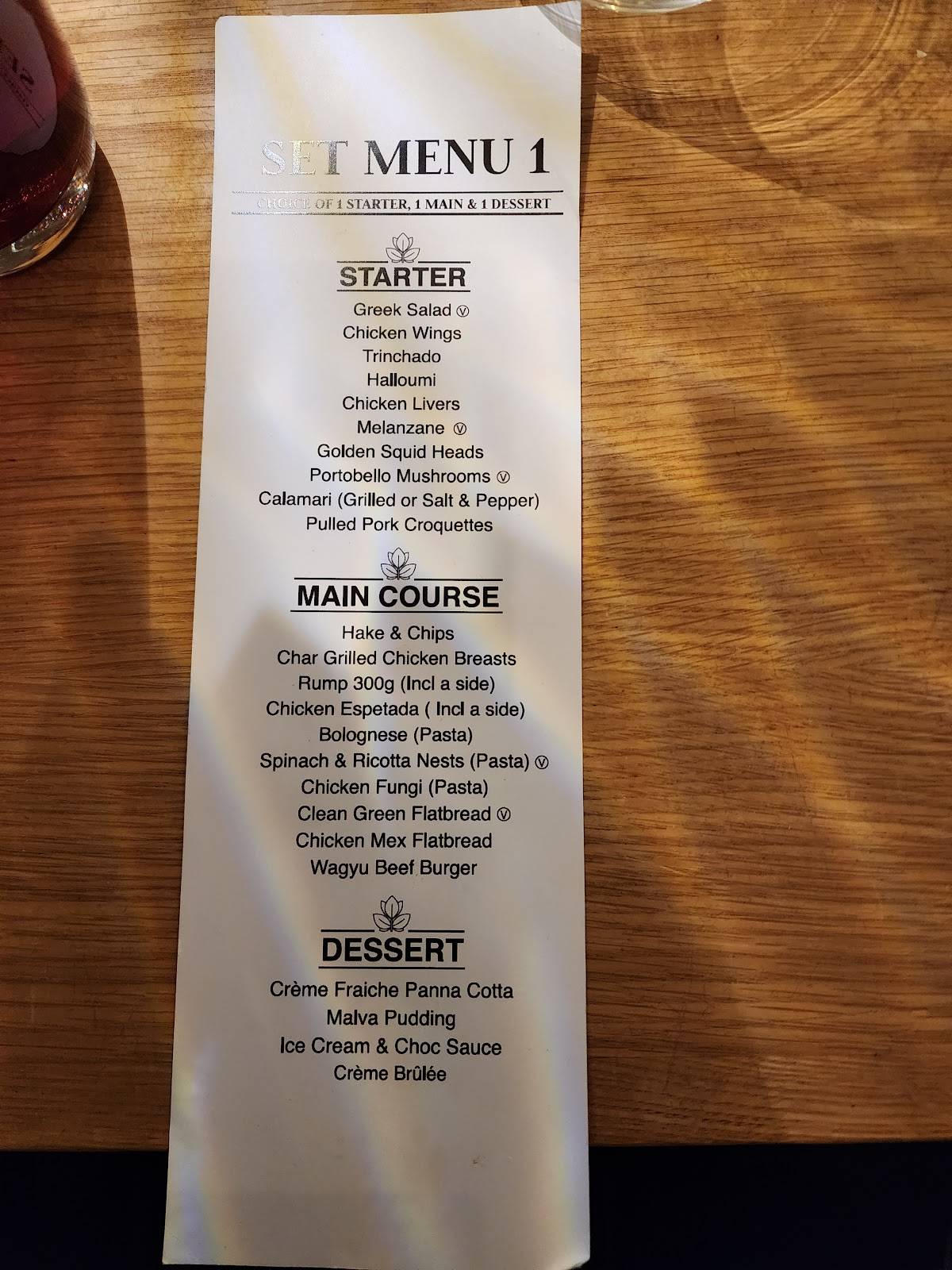 Menu at CALISTOS SANDTON CITY restaurant, Sandton