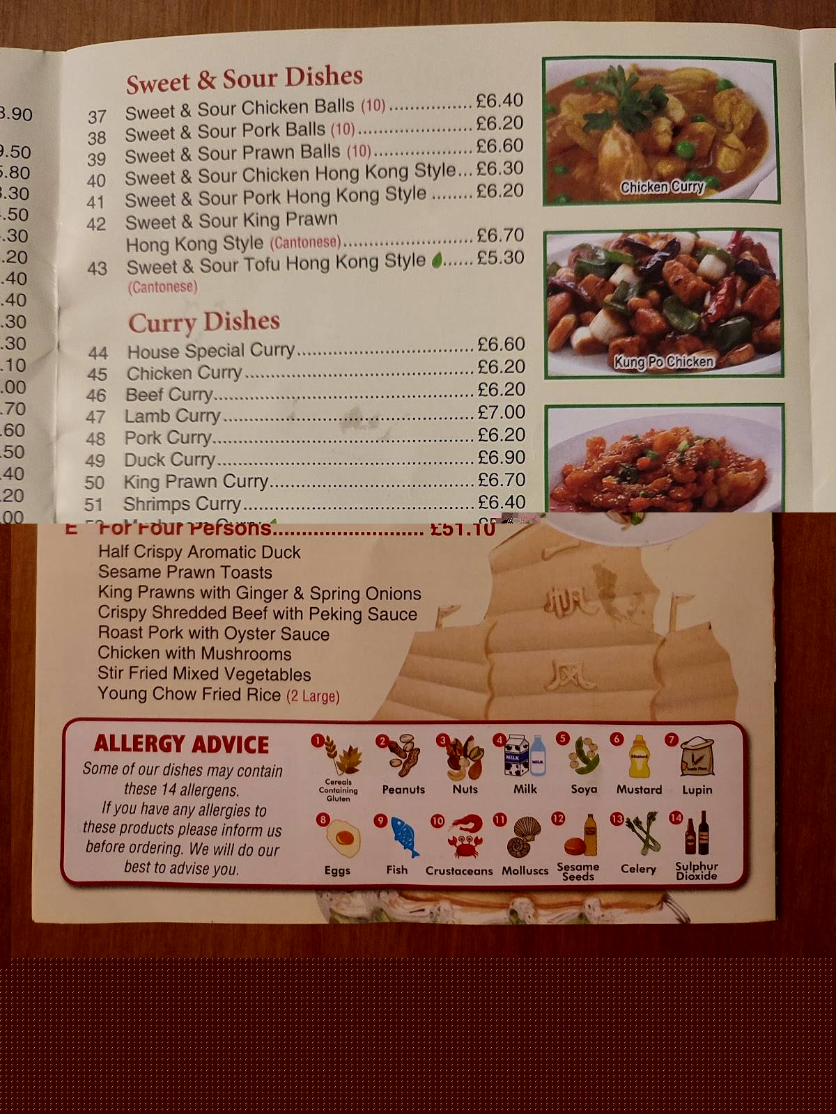 Menu at China Boy Takeaway restaurant, Caerphilly