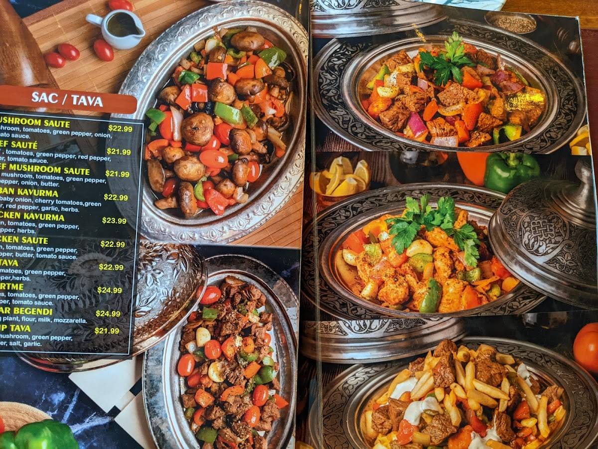 Menu at Agha Turkish Restaurant, Mississauga
