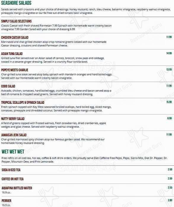 Menu at The Cottage Cafe, Nicholasville