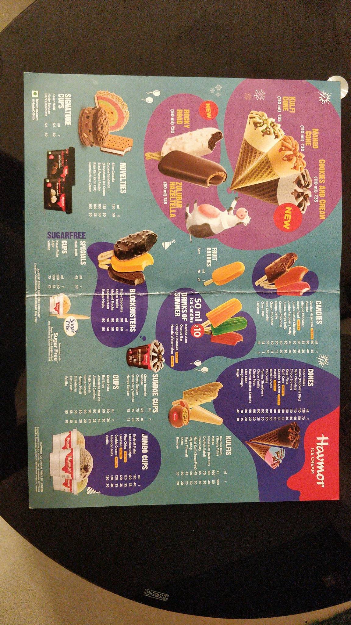 Menu at Doodle Cafe, Chennai