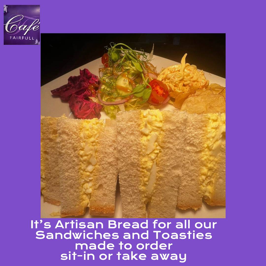 Menu at Cafe Fairfull, Paisley
