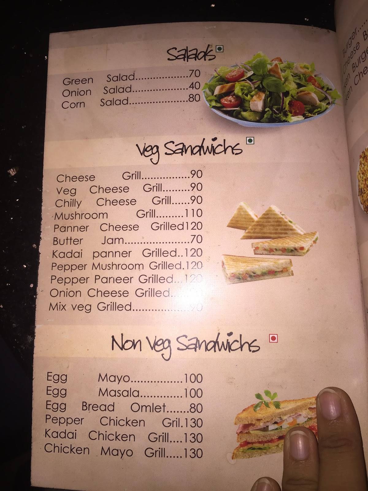 Menu at First Cup, Chennai, 10