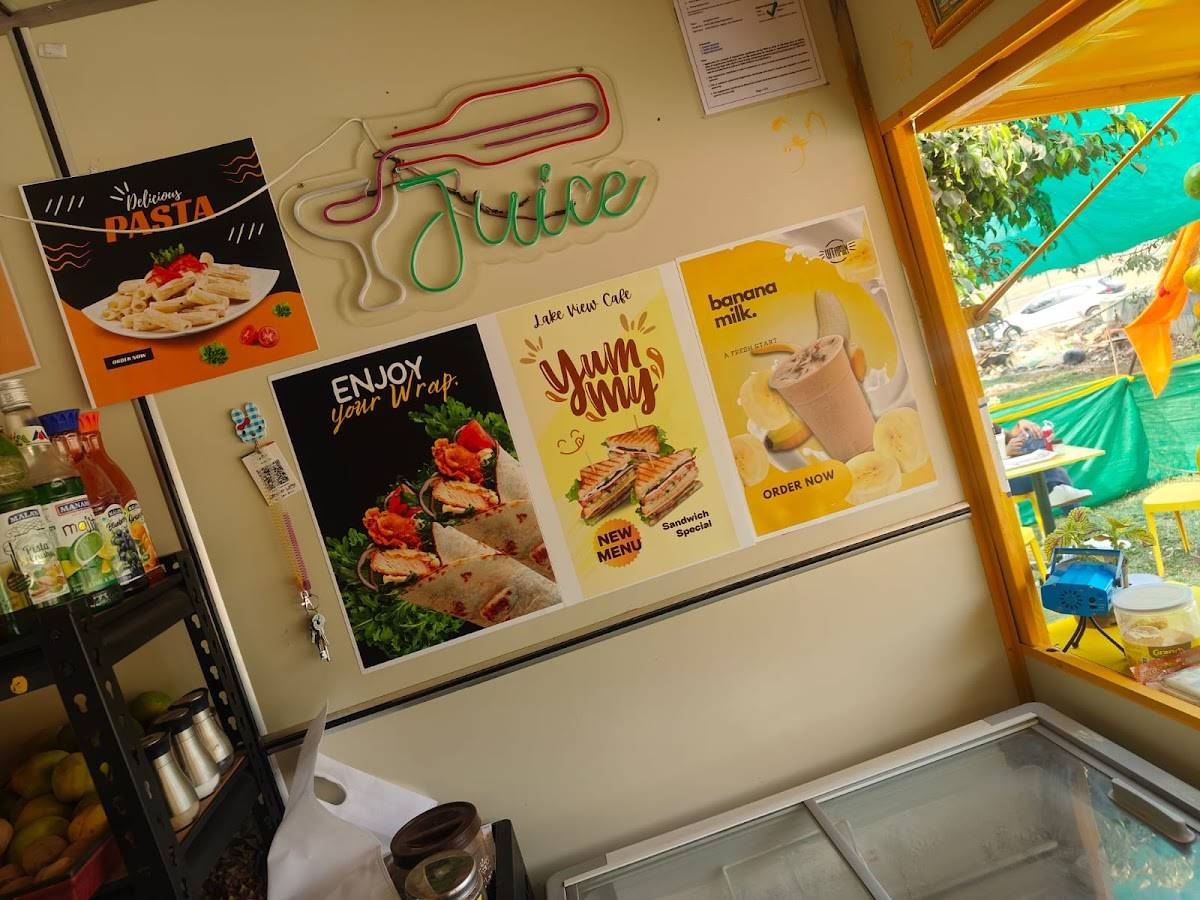 Menu at Lake view cafe, Bengaluru