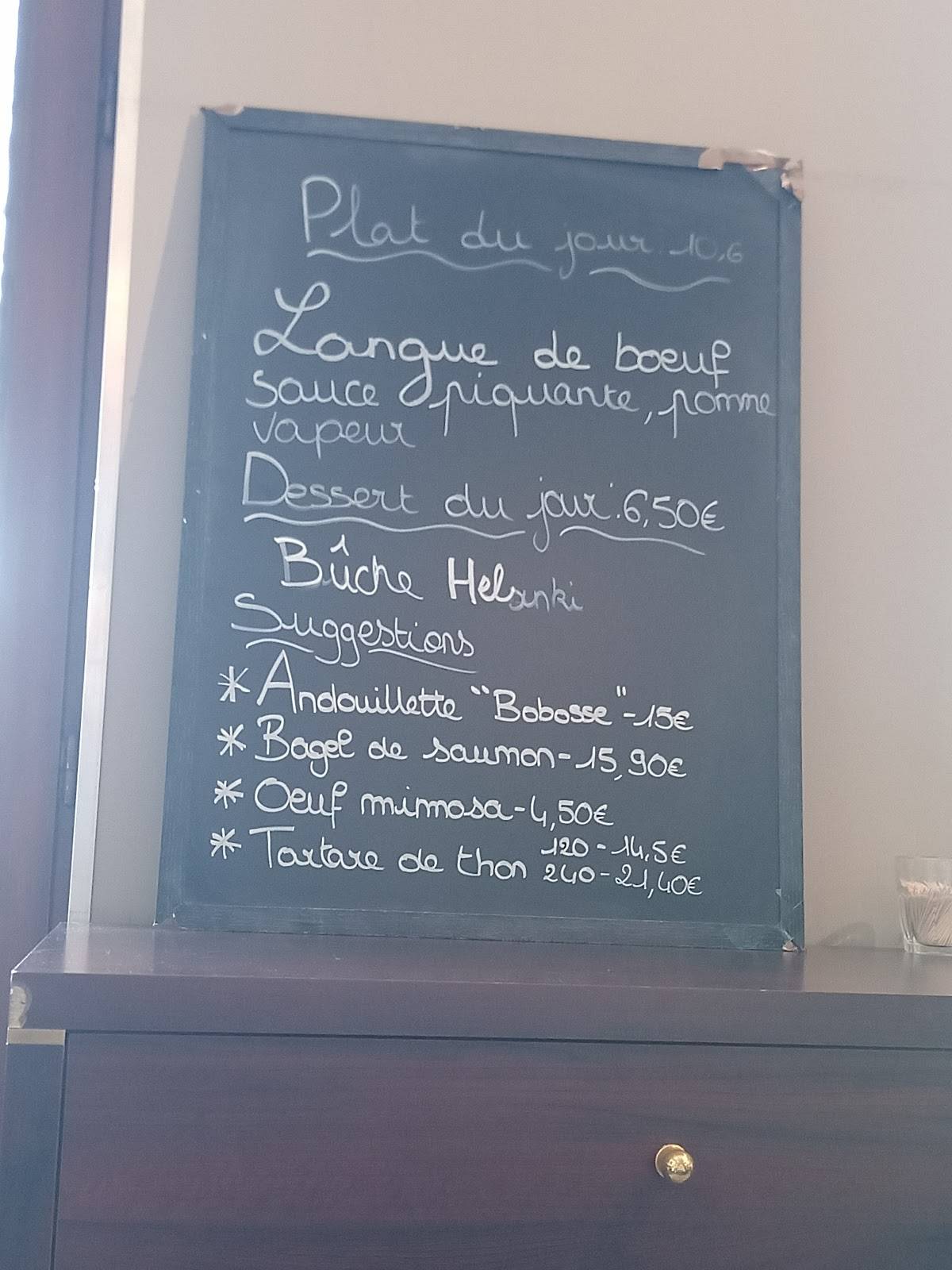 Menu at Le Café Victor Hugo - VH, Valence
