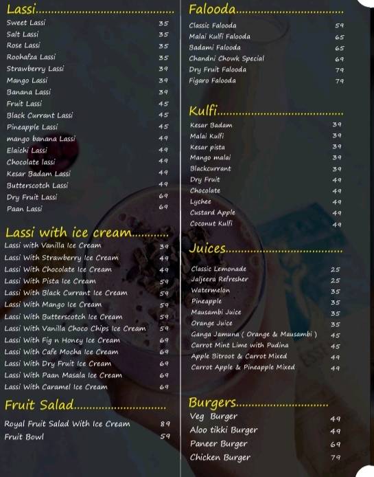 Menu at NEW LASSI CORNER, North Dumdum, 693