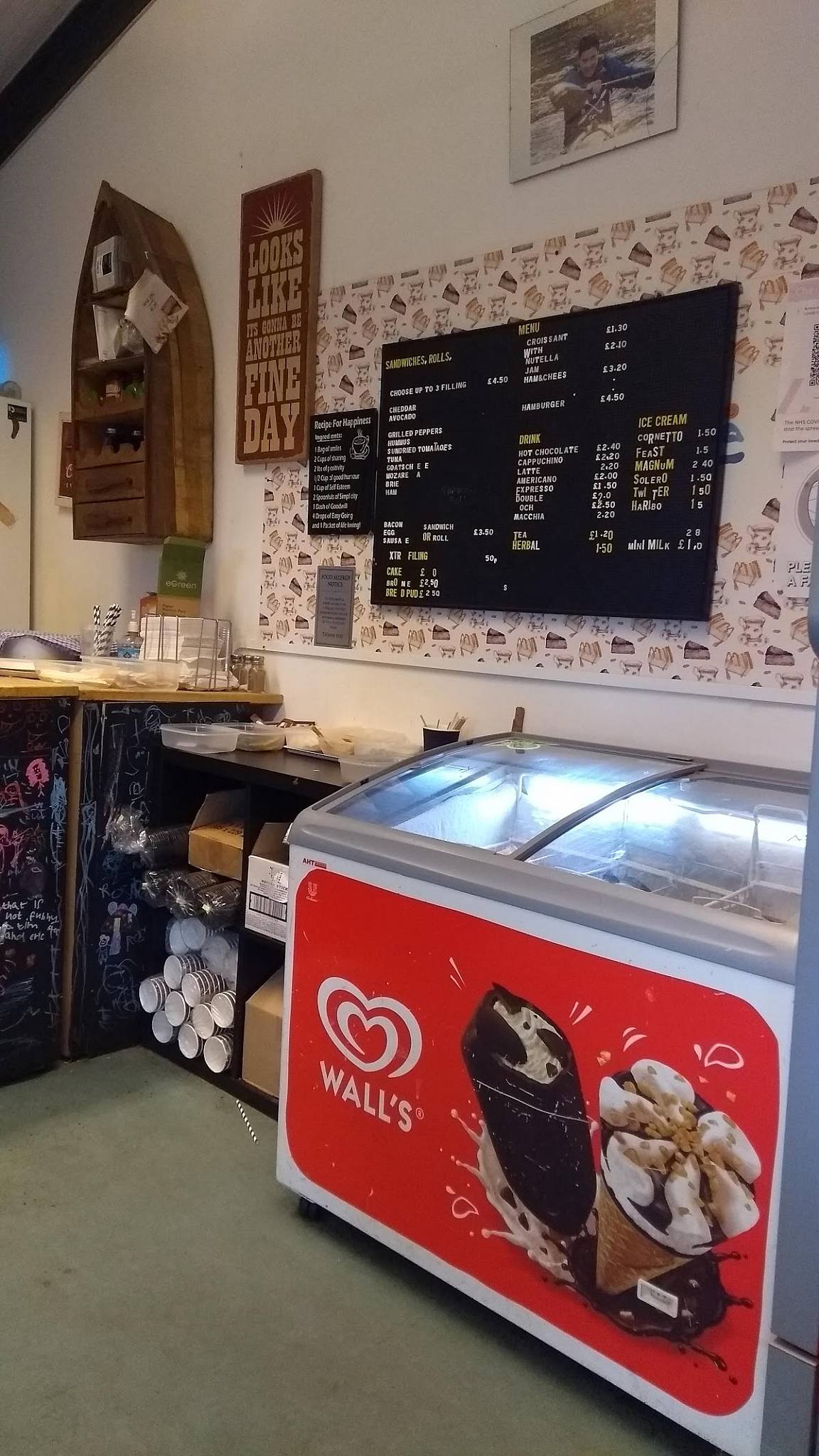 Menu at Stonebridge Lock Waterside Cafe, London
