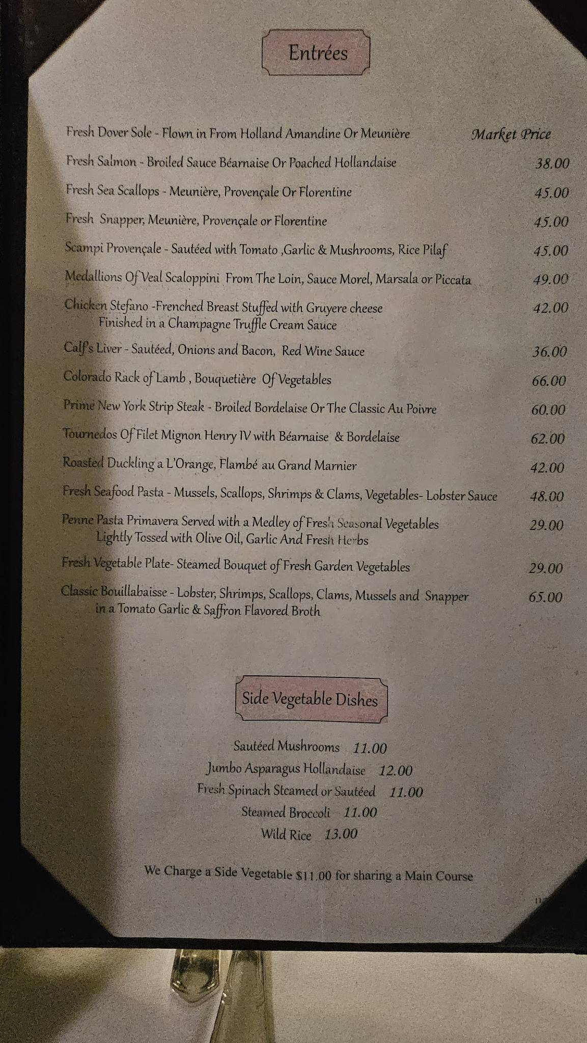 Menu at The French Gazebo FKA Kathy's Gazebo Cafe, Boca Raton