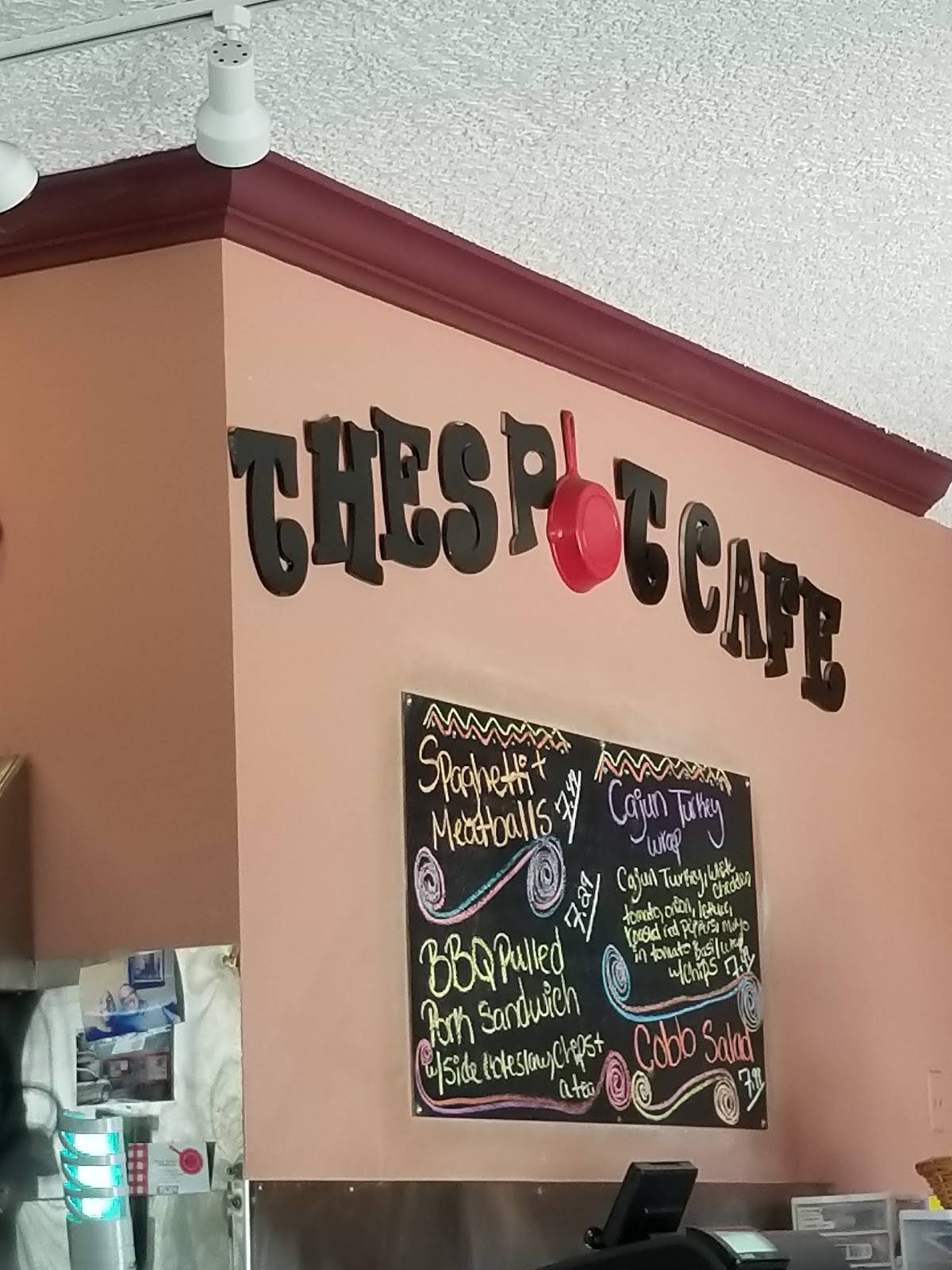 Menu at The Spot Cafe, St. Augustine, US-1