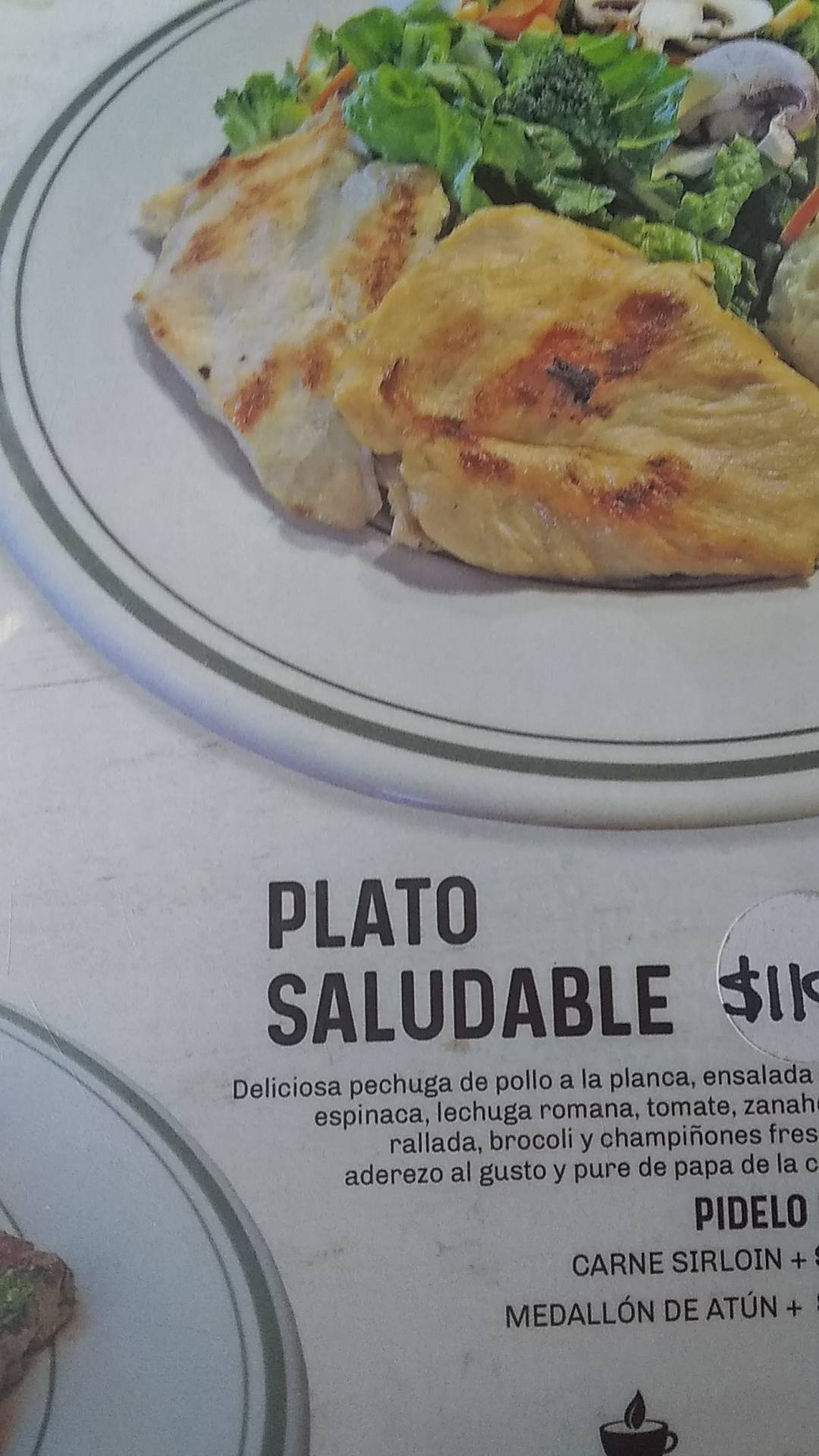 Carta de Metro Café, Mexicali