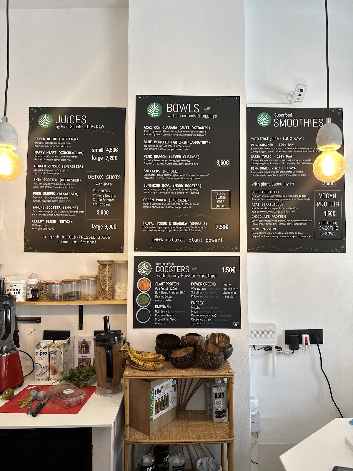 Carta del restaurante PLANT SHACK Calpe, Calpe