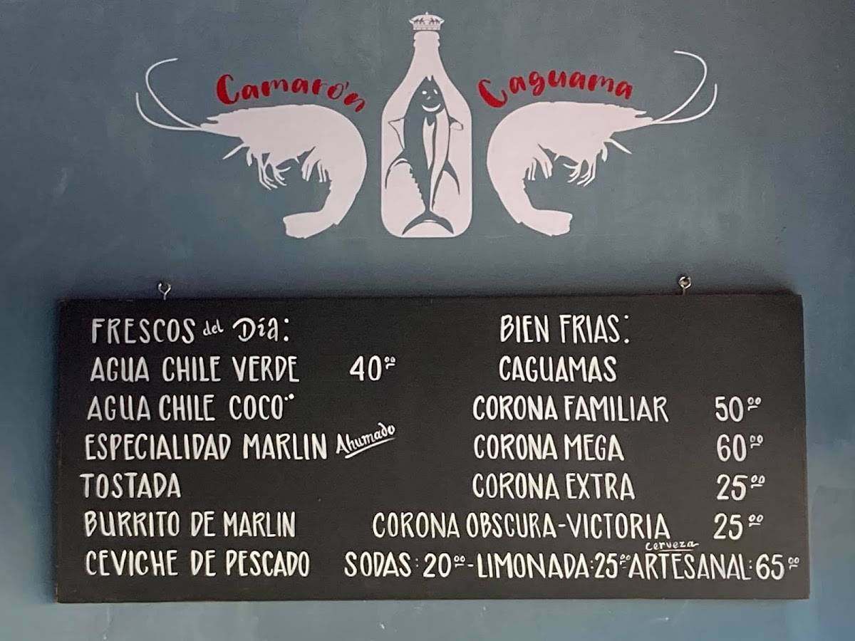 Carta de Camarón caguama, Guadalajara