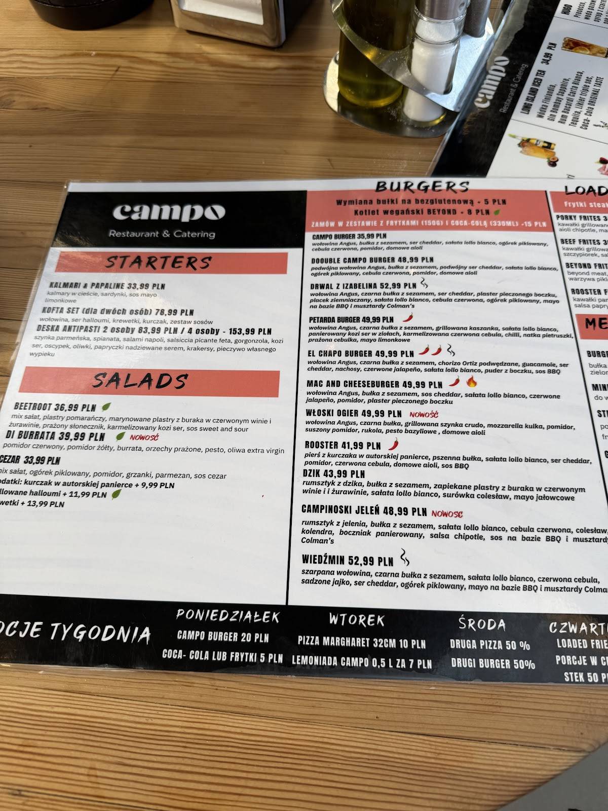 Carta de Campo Restaurant&Catering, Varsovia