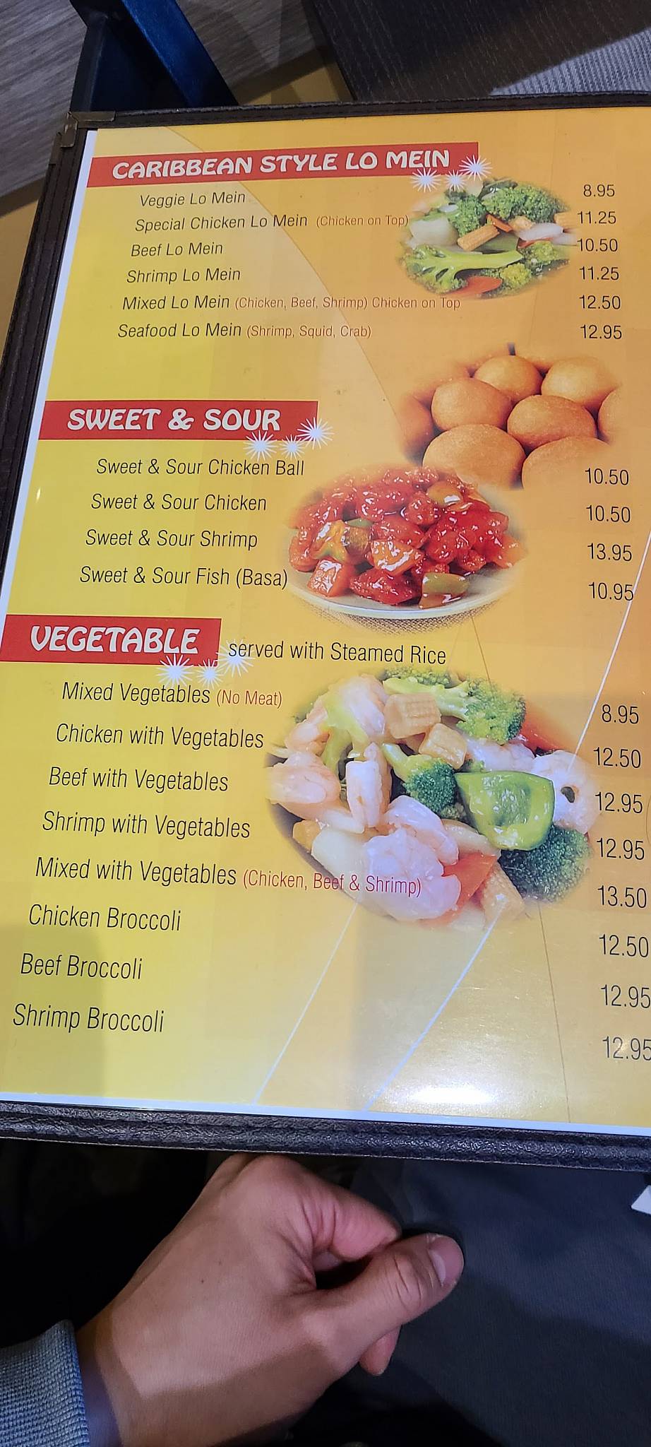 Menu at Caribbean Heat restaurant, Pickering