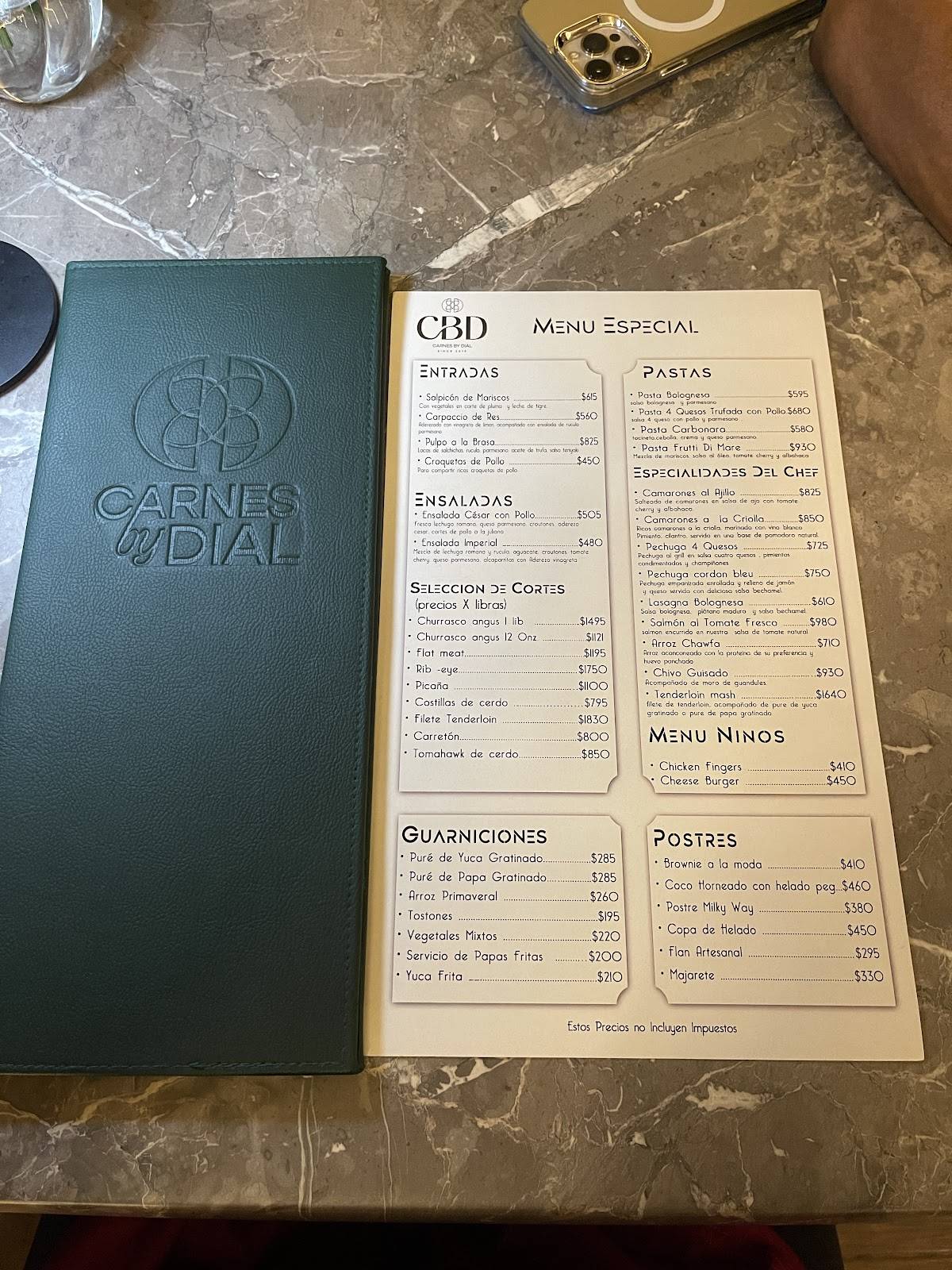 Menu at Carnes By Dial restaurant, Santo Domingo Este, F4QJ+85Q
